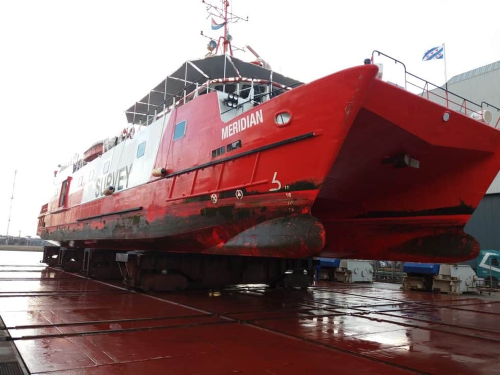 Survey vessel completes maintenance and repair visit - Drydock Magazine
