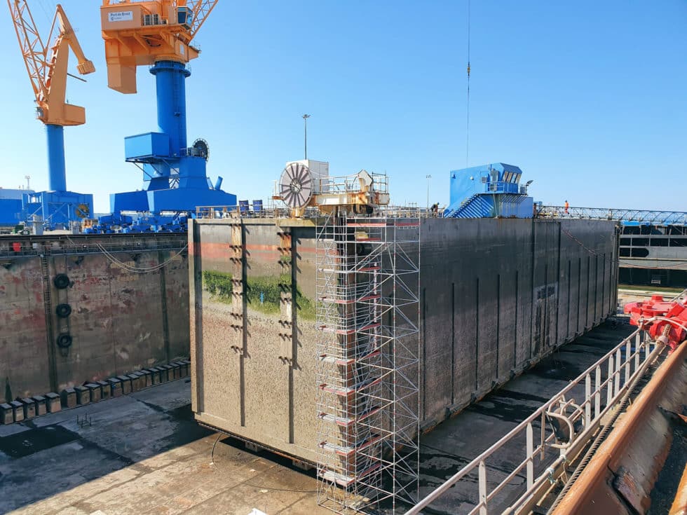 Alliatech fully refurbish caisson - Drydock Magazine