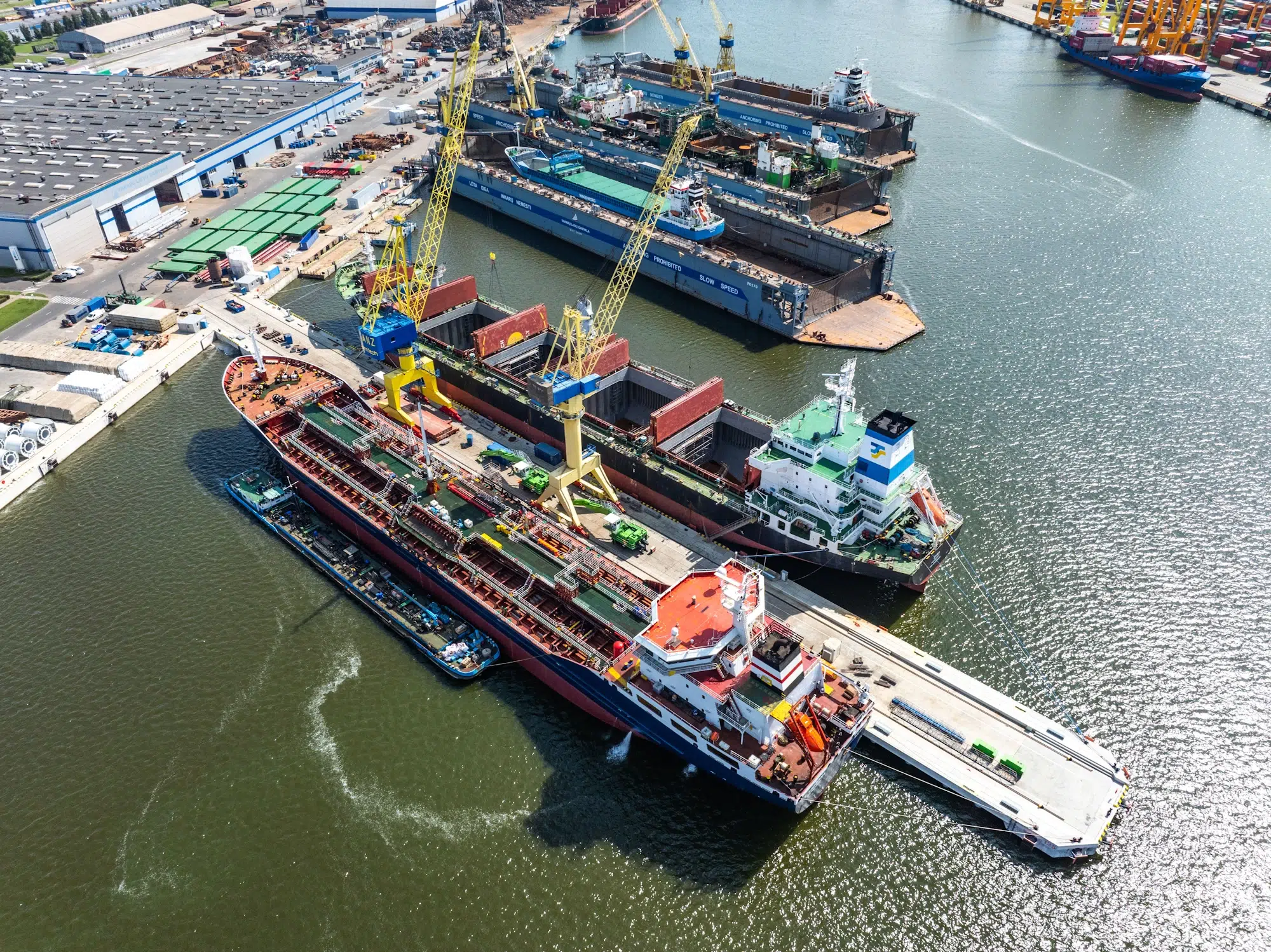 BLRT conversion of the bulk carrier Zina - Drydock Magazine